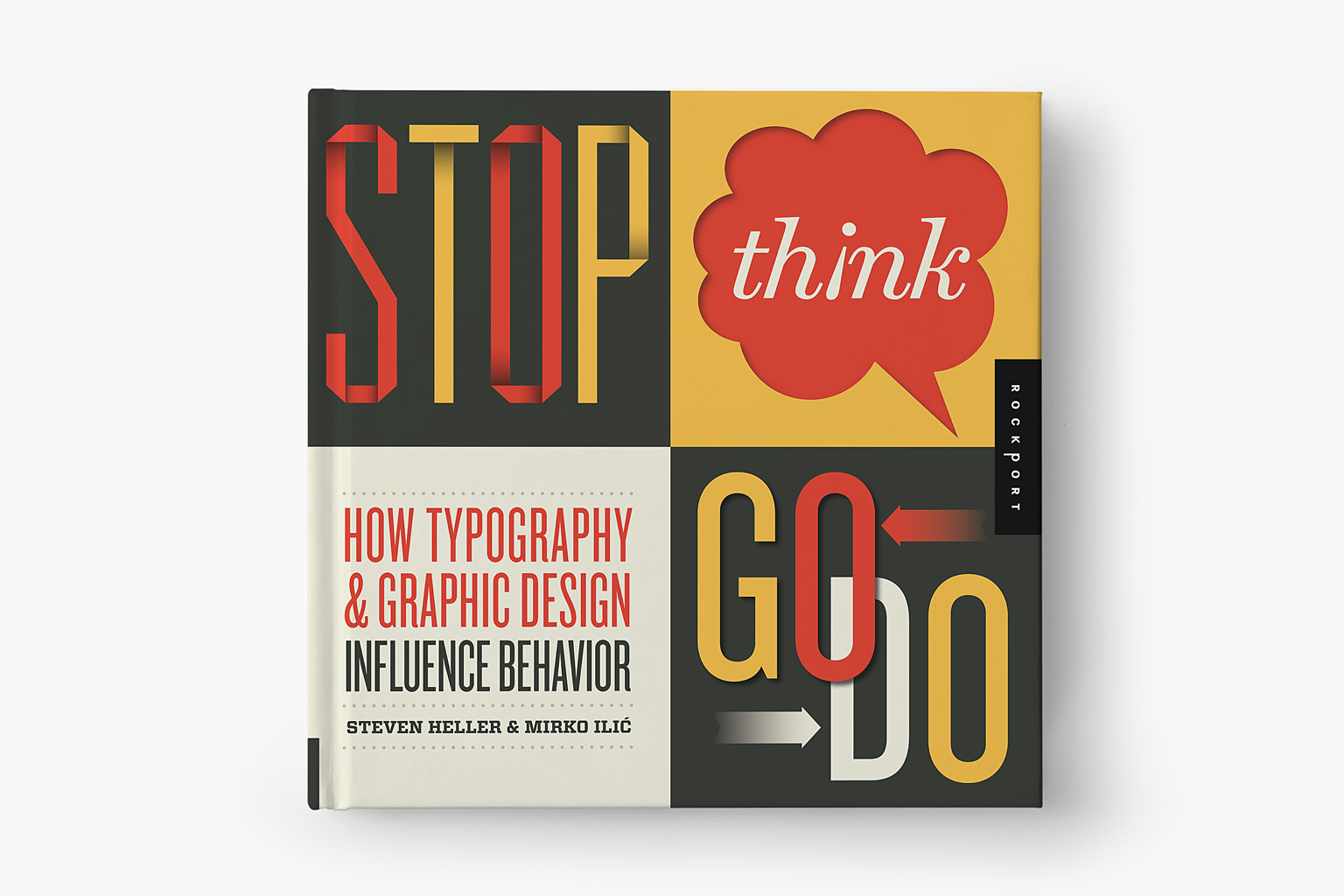 Stop Think Go Do Book Design | Landers Miller Design